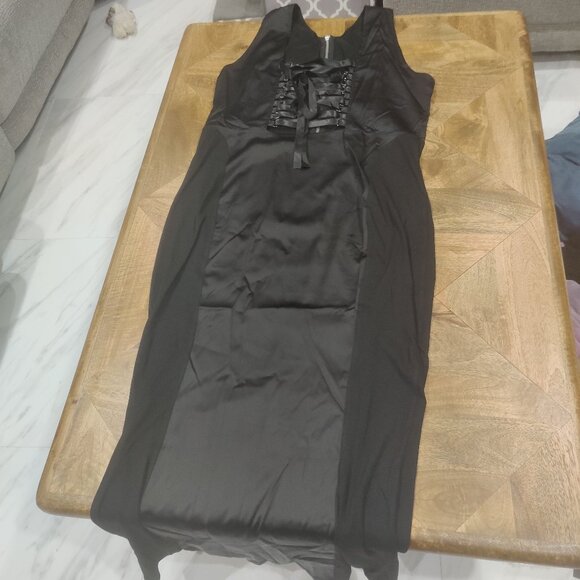 Forest Ink | Dresses | Forest Ink Stretch Satin Dress Size 3xl New Fits ...